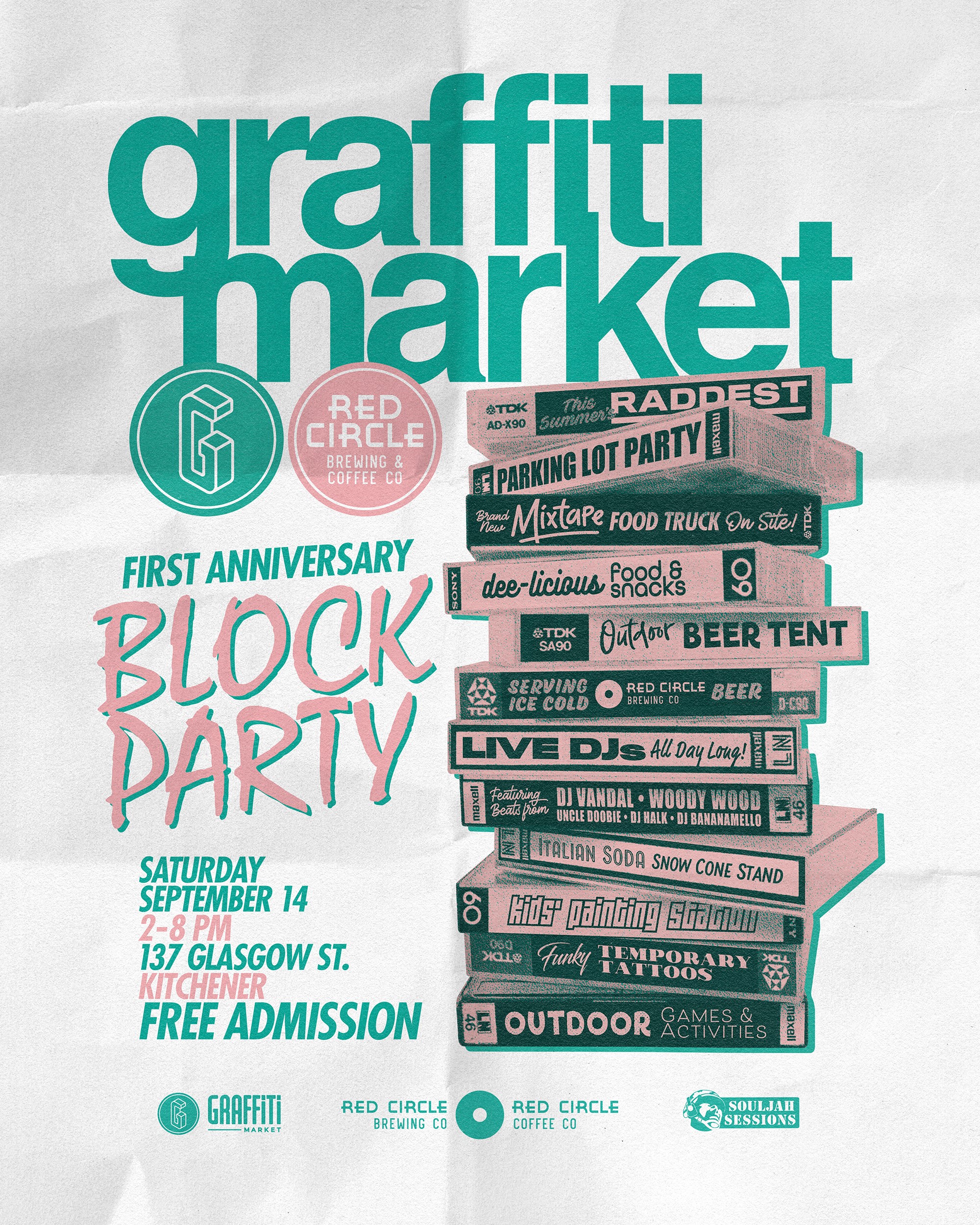 Graffiti Market – First Anniversary Block Party | 91.5 The Beat