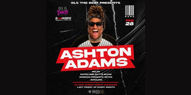 ASHTON ADAMS at Rare Nightclub | 91.5 The Beat